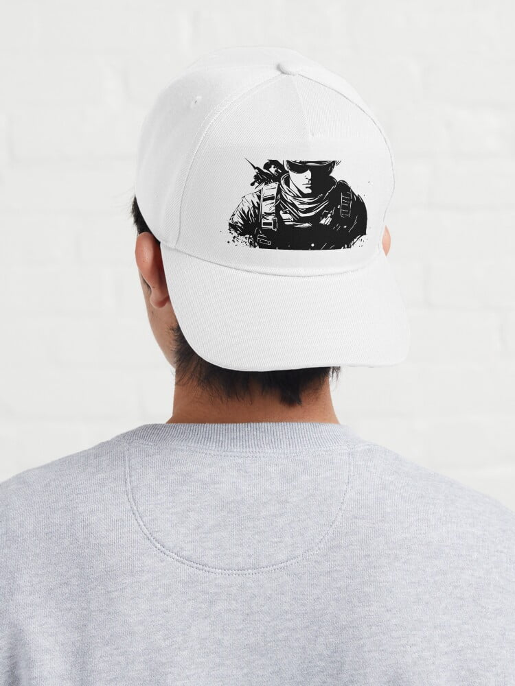Tiny Hug Bold Soldier Illustration: Strength And Valor Cap Hats For Men ...