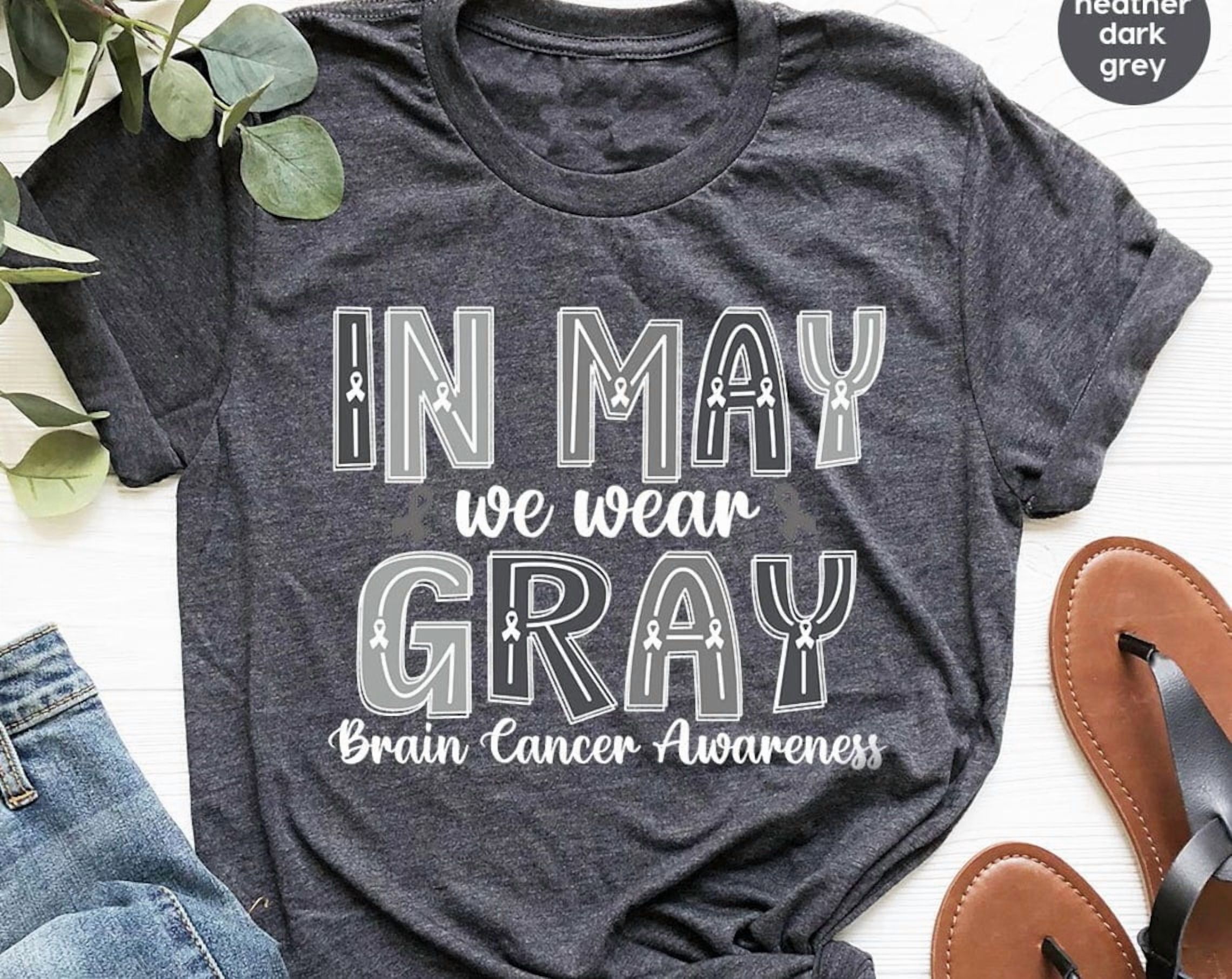Tiny Hug Brain Cancer T-Shirt, Awareness Month Clothing, Brain Cancer ...