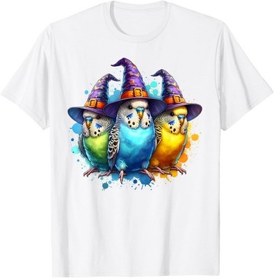 Tiny Hug Budgie Happy Holiday Costume Spooky Season Budgies Witch T ...