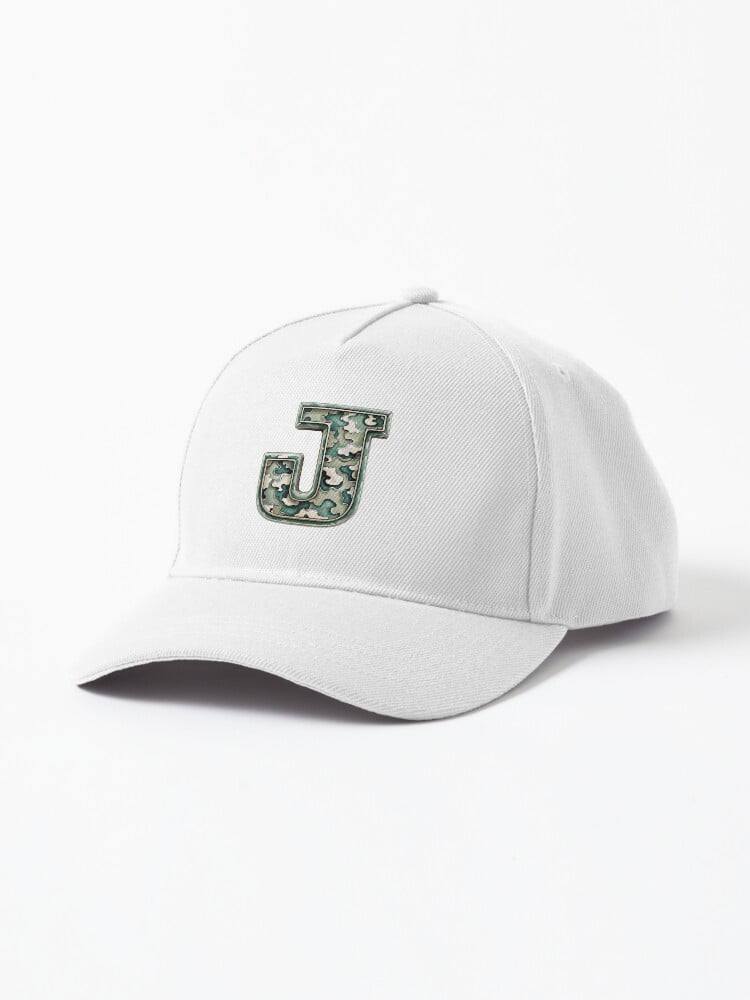 Tiny Hug Camouflage Letter J Cap, Hats For Men, Gift For Him, Casual ...