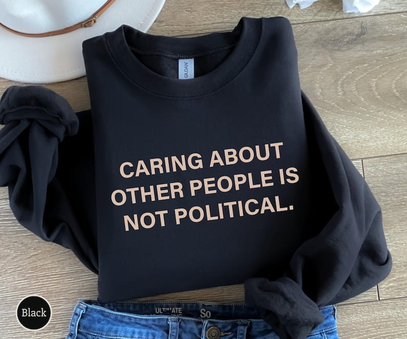 Tiny Hug Caring About People Sweatshirt, Motivational Pullover ...