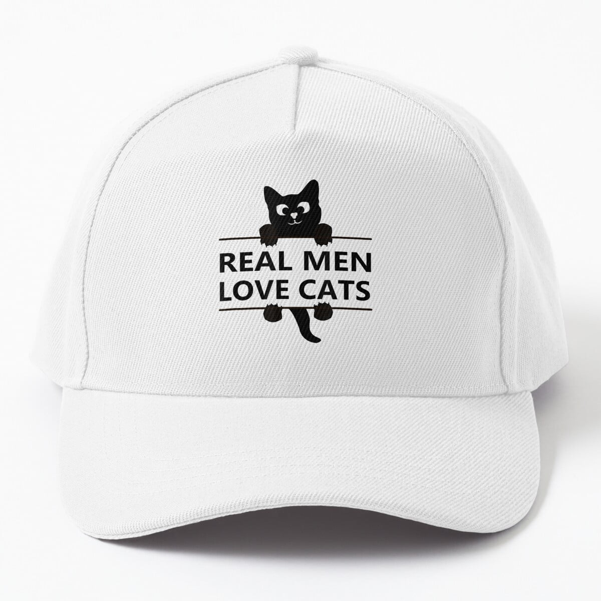 Tiny Hug Cats Real Men Love And Have Cats Cat Lover Gift Cap Hats For ...