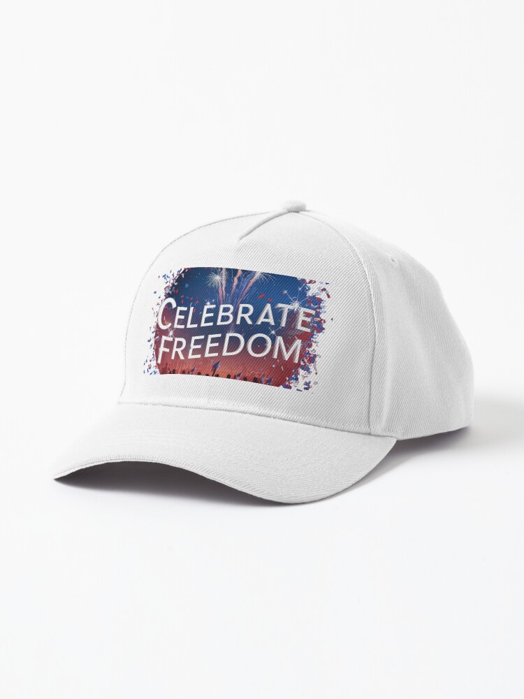 Tiny Hug Celebrate Festive 4Th Of July Colorful Fireworks Design Cap ...