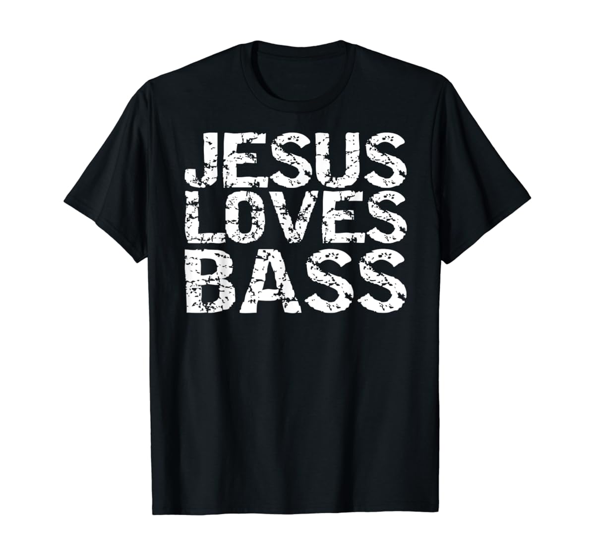 Tiny Hug Christian Bass Player Gift Bass Guitar Joke Jesus Loves Bass T ...