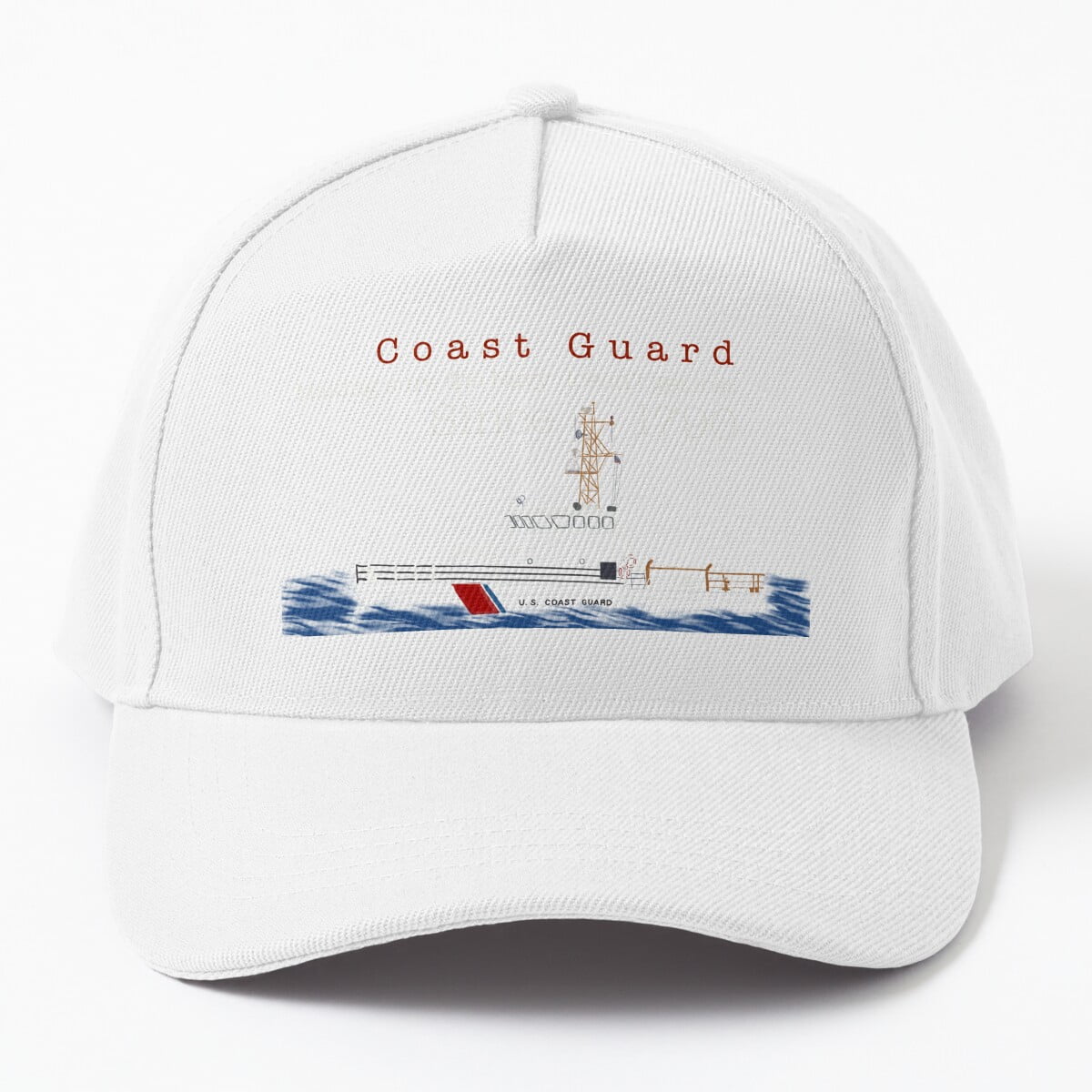 Tiny Hug Coast Guard Day Cap, Hats For Men, Gift For Him, Casual Wear ...