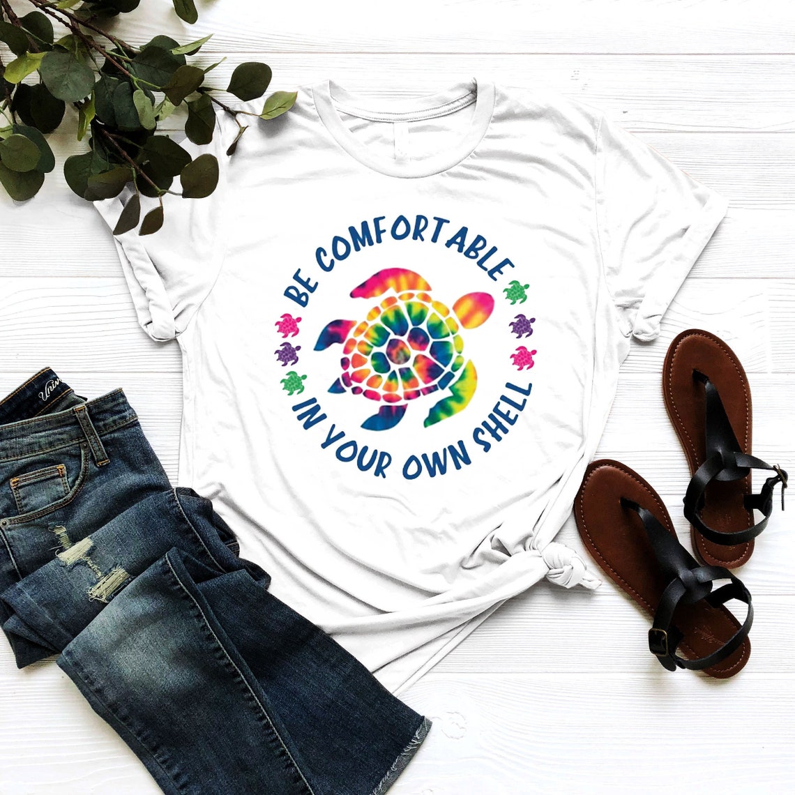 Tiny Hug Be Comfortable Shirt, In Your Own Shell Shirt, Be Relax Shirt ...