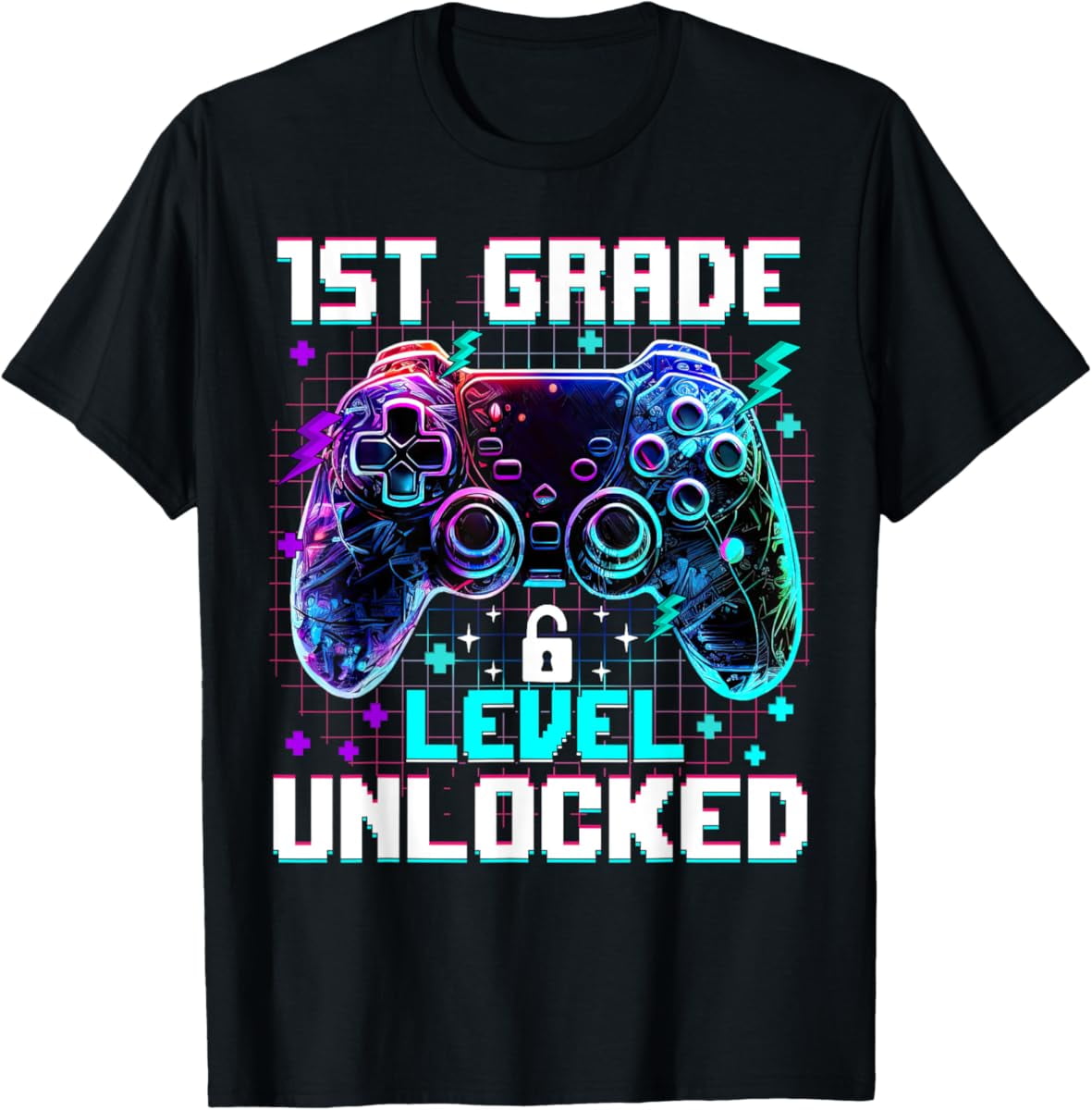 Tiny Hug Controller 1St Grade Level Unlocked First Day Of School Boys T ...