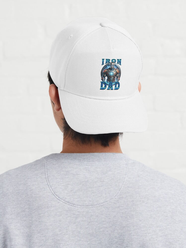 Tiny Hug Cool Super Hero Iron Dad Fathers Day Gift Idea Cap Hats For Men, Gift For Him - Walmart.com