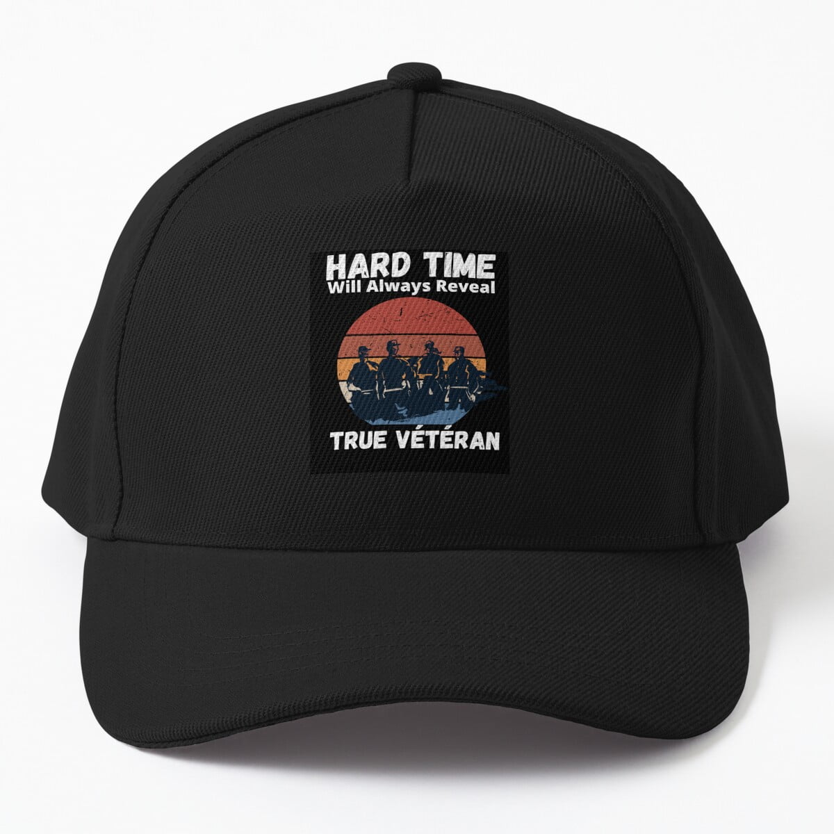Tiny Hug Copie De Hard Time Will Always Reveal True Veteran Cap, Hats ...