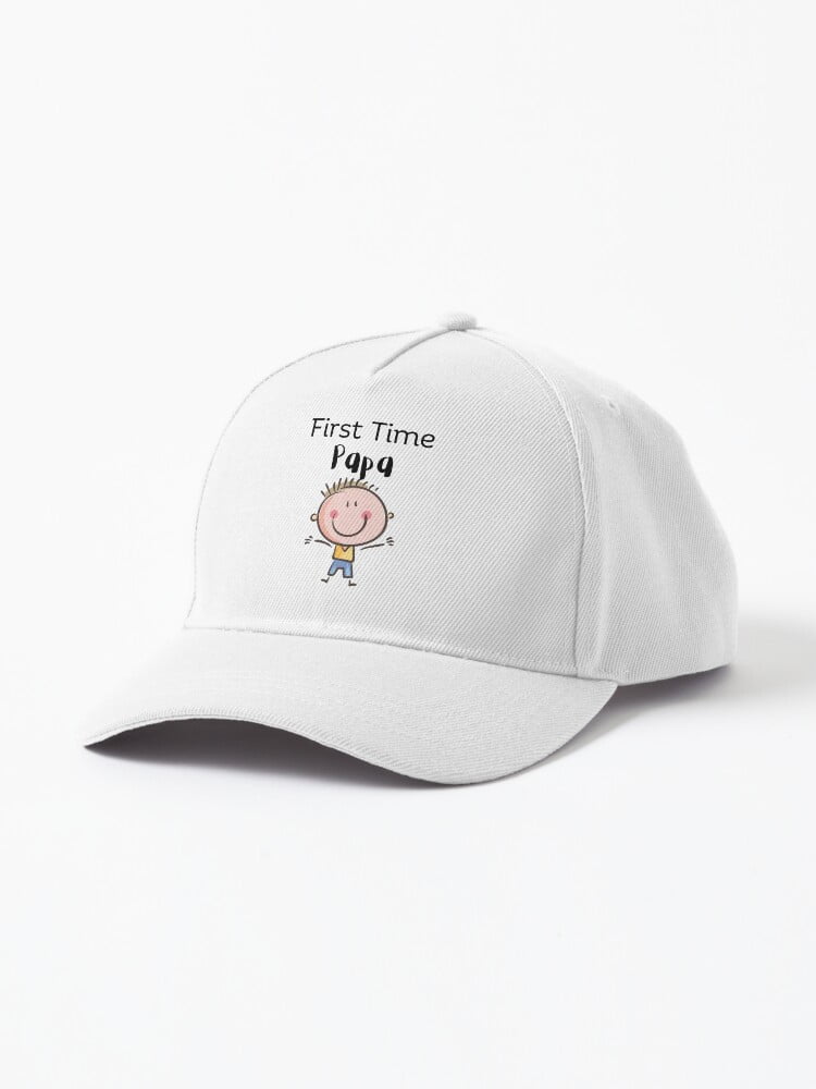 Tiny Hug Copy Of First Time Papa Cap Hats For Men, Gift For Him ...
