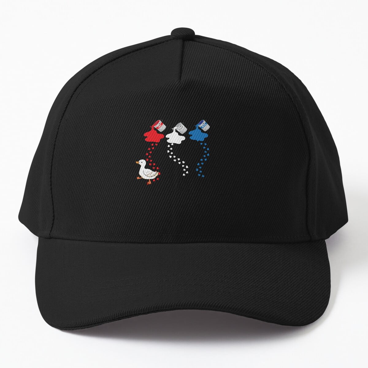 Tiny Hug Copy Of Red White And Blue Duck Prints Cap, Hats For Men, Gift ...