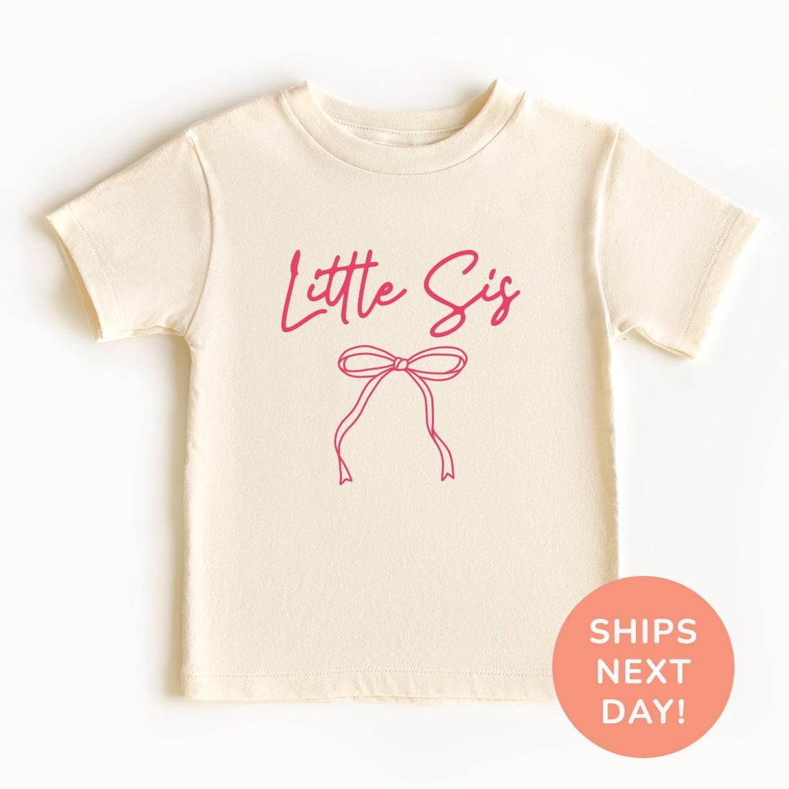 Tiny Hug Coquette Little Sis Shirt And Onesie, Little Sister Toddler ...