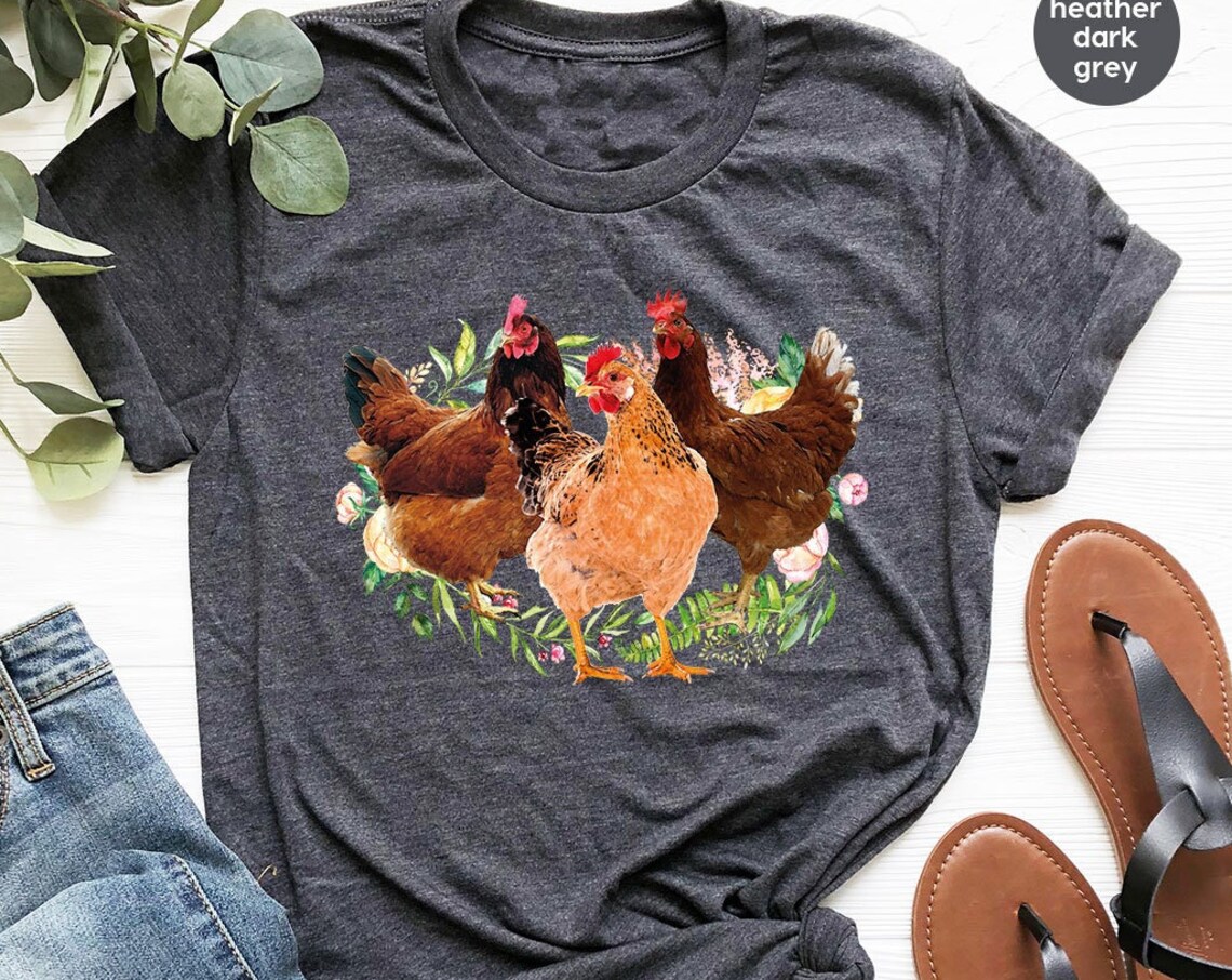 Tiny Hug Cute Chicken Shirt, Farmer Gifts, Country Shirts, Animal T ...
