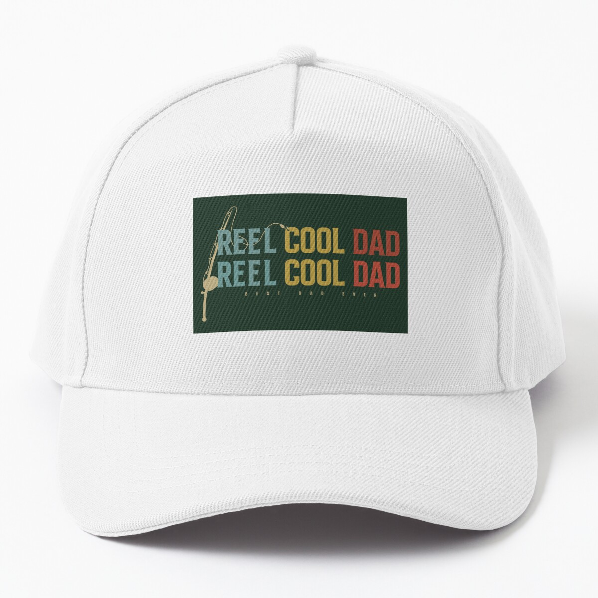Tiny Hug Dad Fishing Hats, Father'S Gift, Reel Cool Dad Papa, Simple ...
