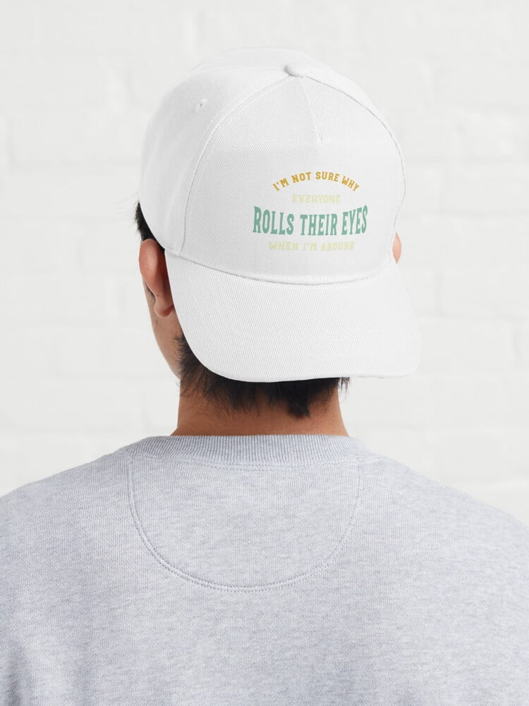 Tiny Hug Dad Joke Design Eye Rolls Cap Hats For Men, Gift For Him ...
