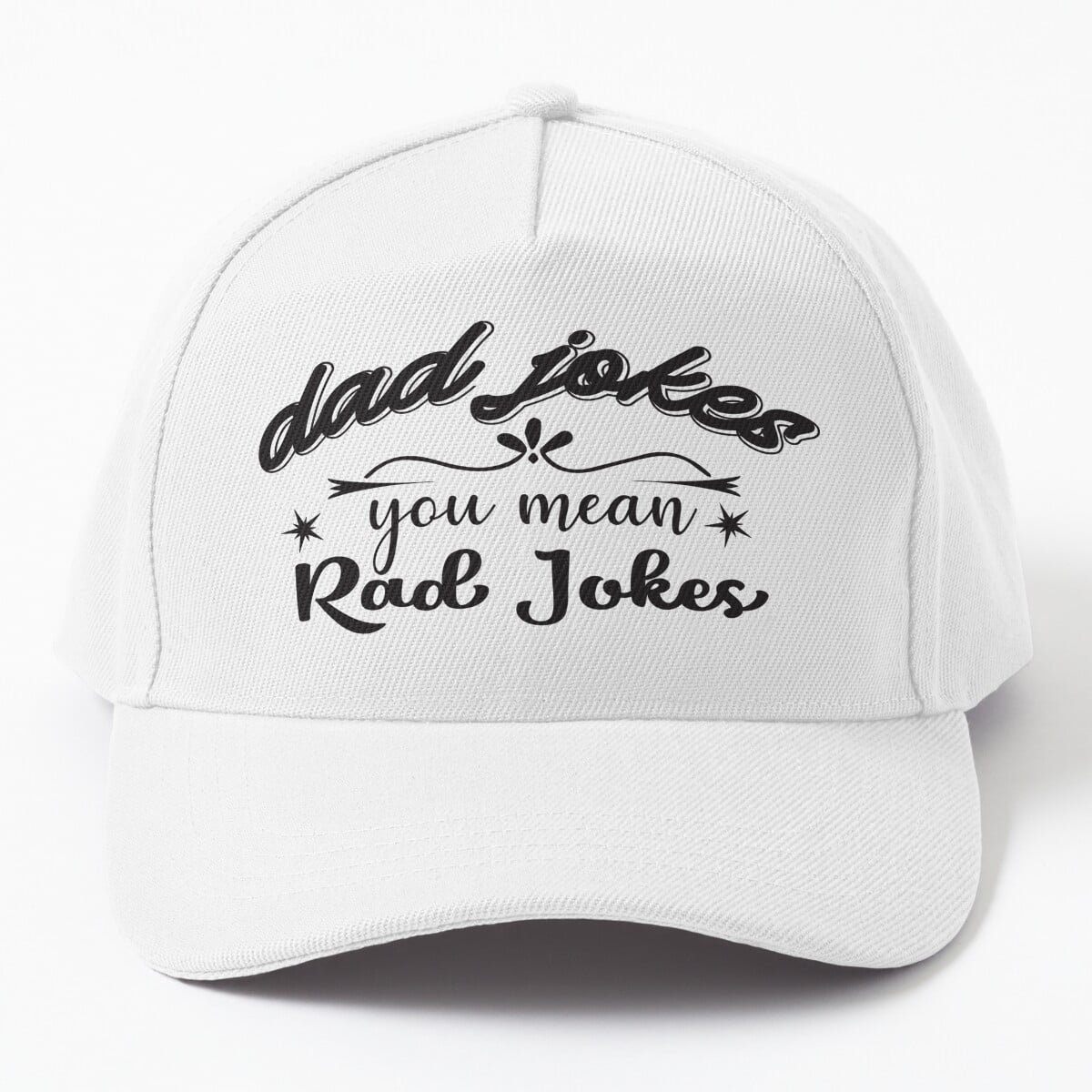 Tiny Hug Dad Jokes - You Mean Rad - Fathers Day Cap Hats For Men, Gift ...