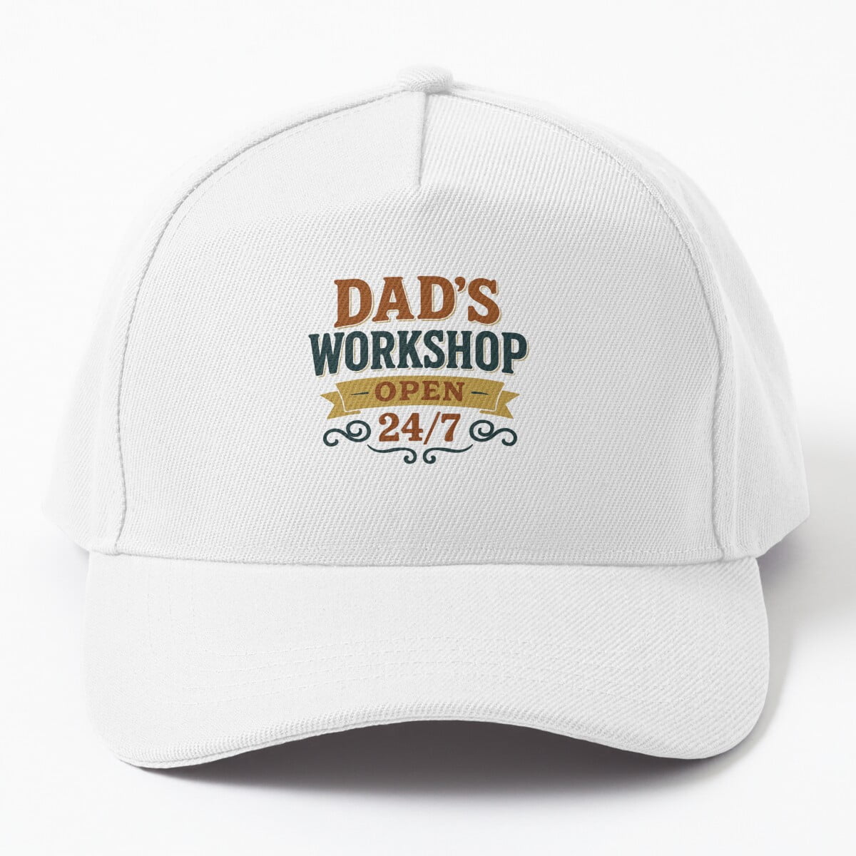 Tiny Hug Dad'S Workshop - Open 24/7 Father'S Day Cap For Handy Dads Cap ...
