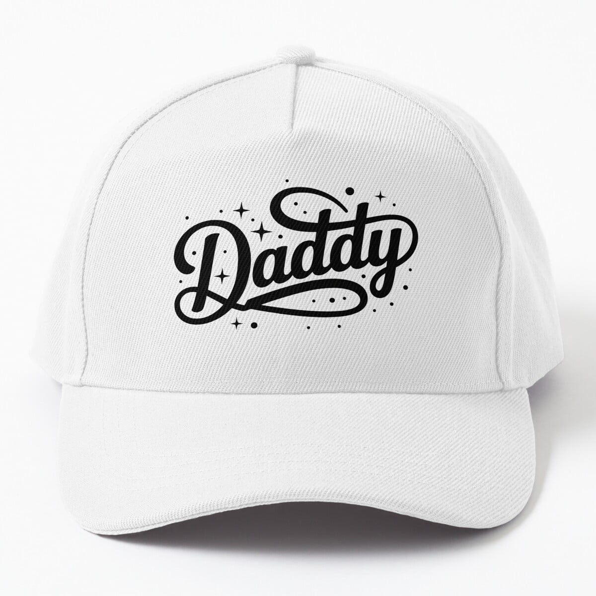 Tiny Hug Daddy Script Font Cute Father'S Day Dad Cap Hats For Men, Gift ...