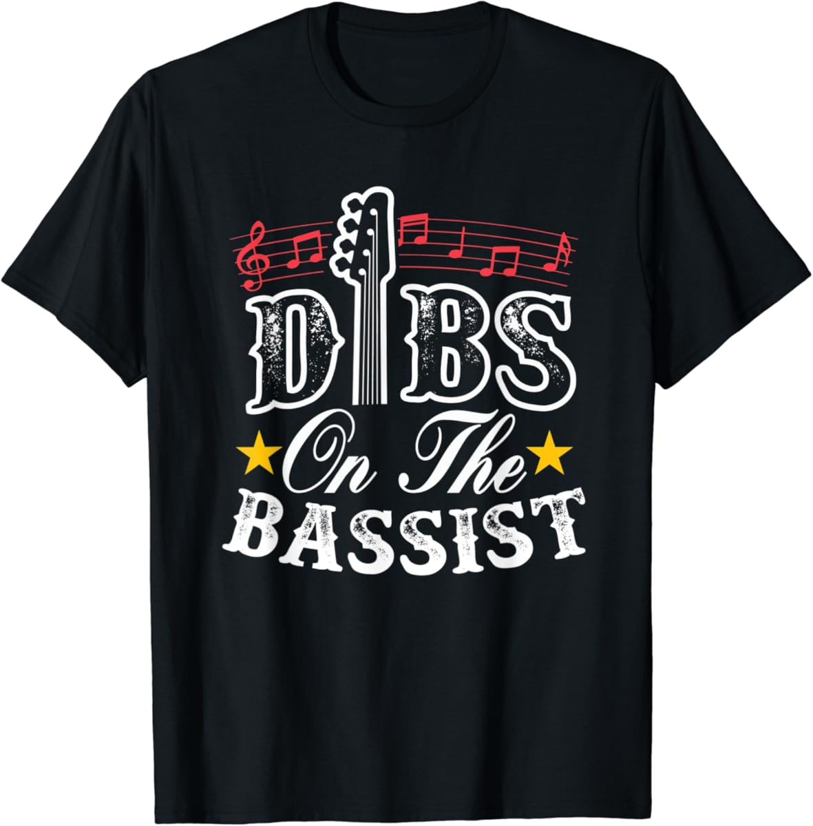 Tiny Hug Dibs On The Bassist Guitarist Bass Player Bass Guitar T-Shirt ...