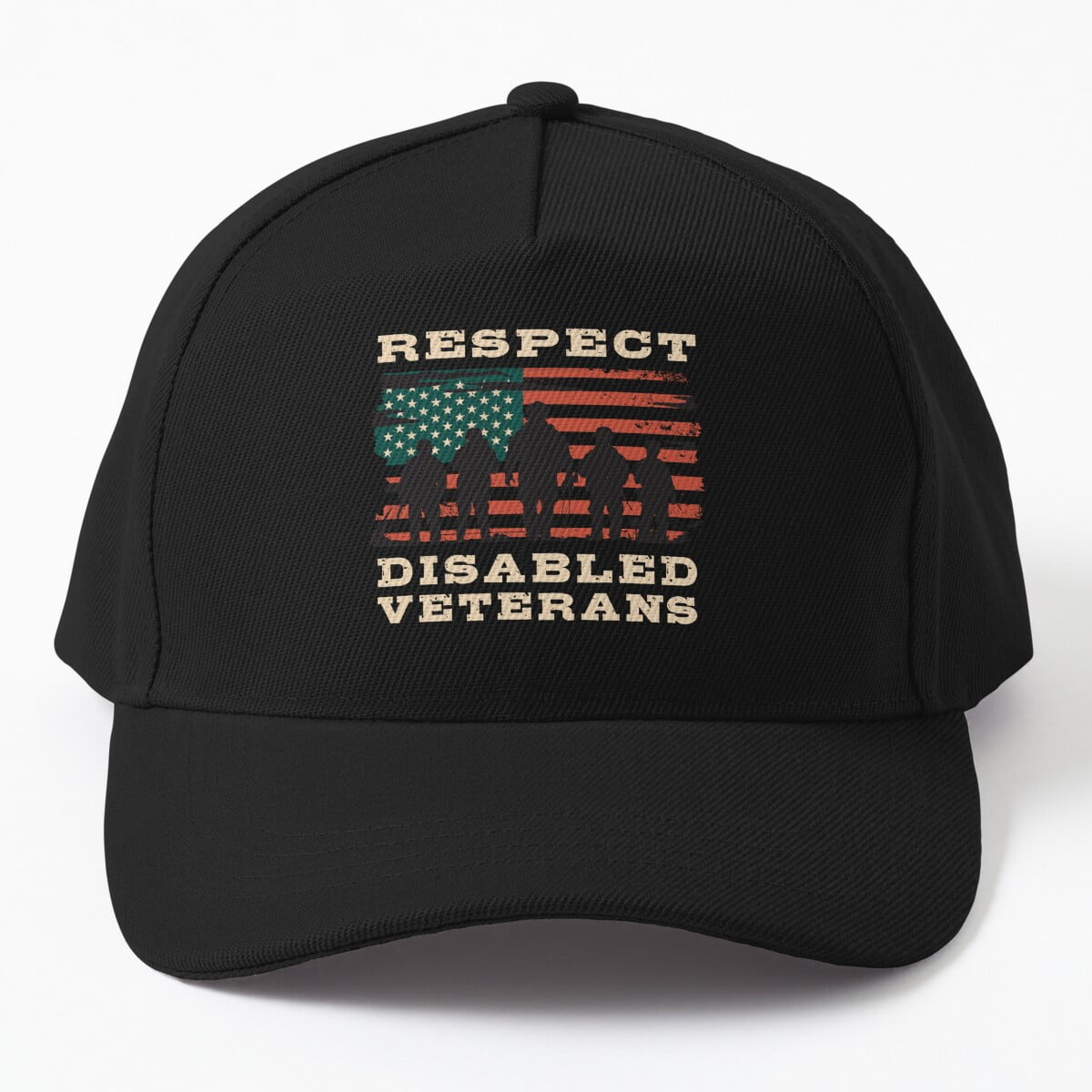Tiny Hug Disabled Veterans Respect Cap, Hats For Men, Gift For Him ...