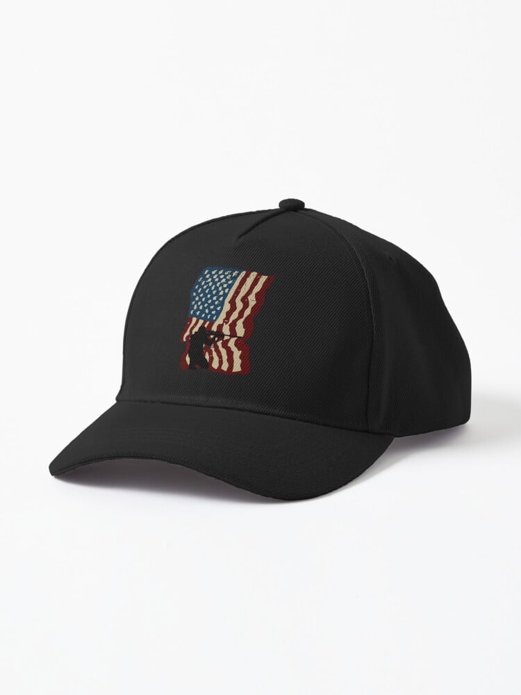 Tiny Hug Distressed American Flag Glory Soldier Warrior Honor Cap, Hats ...