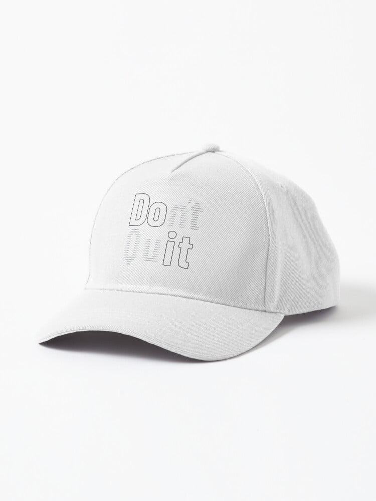 Tiny Hug Don'T Quit - White Text Cap, Hats For Men, Gift For Him ...