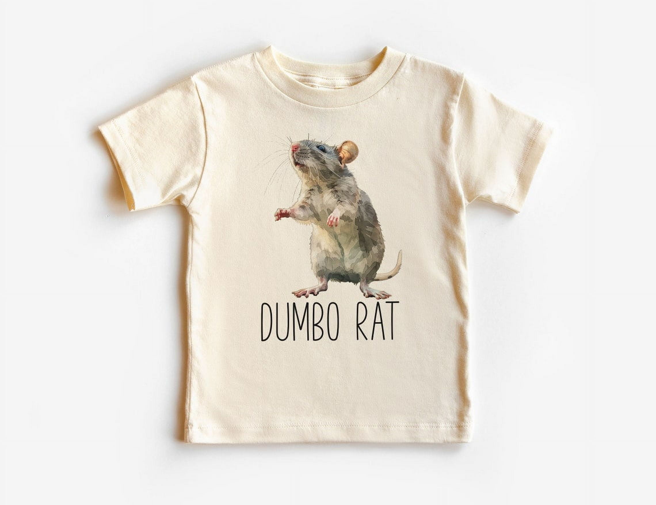 Tiny Hug Dumbo Rat Toddler Shirt - Cute Educational Rat Species Kid'S ...