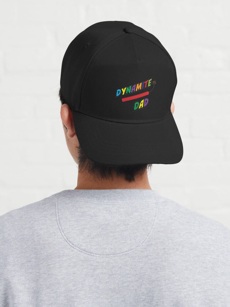 Tiny Hug Dynamite Dad In Colour Cap, Hats For Men, Gift For Him ...