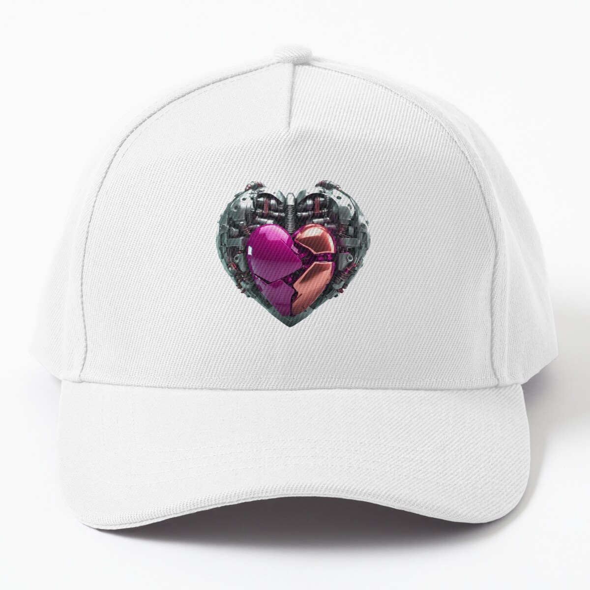 Tiny Hug Engine Heart Motor Purple Copper Chrom Cap Hats For Men, Gift ...