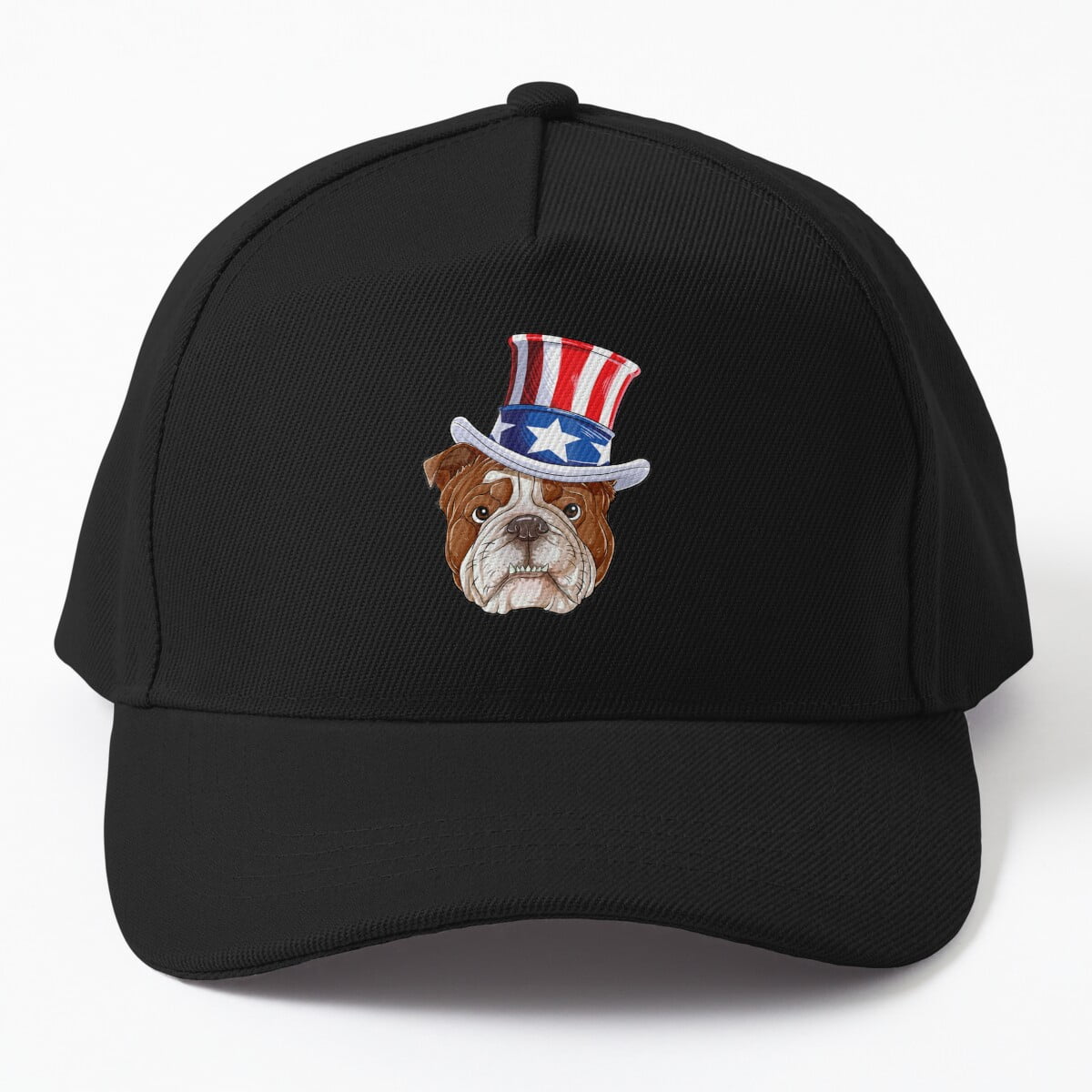 Tiny Hug English Bulldog Uncle 4Th Of July Cap Baseball Cap, Hats For ...