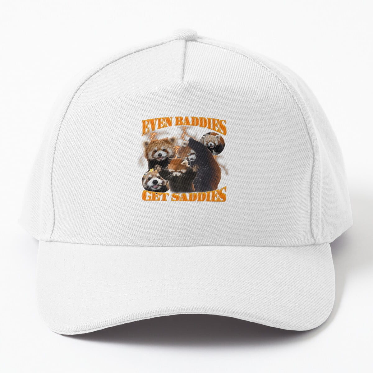 Tiny Hug Even Baddies Get Saddies Red Panda Cap Hats For Men, Gift For ...