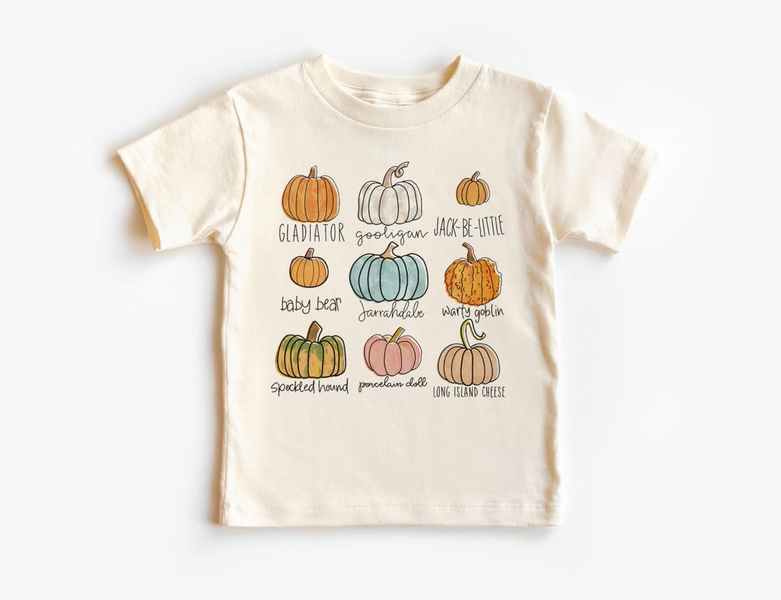 Tiny Hug Fall Pumpkin Varieties Toddler Shirt - Cute Pumpkin Patch ...
