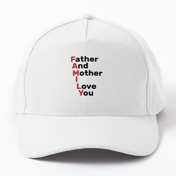 Tiny Hug Father And Mother I Love You Family Gift Cap Hats For Men ...