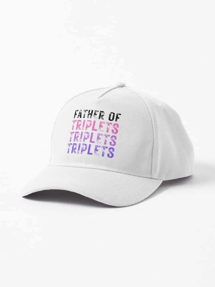 Tiny Hug Father Of Triplets Cap Hats For Men, Gift For Him - Walmart.com