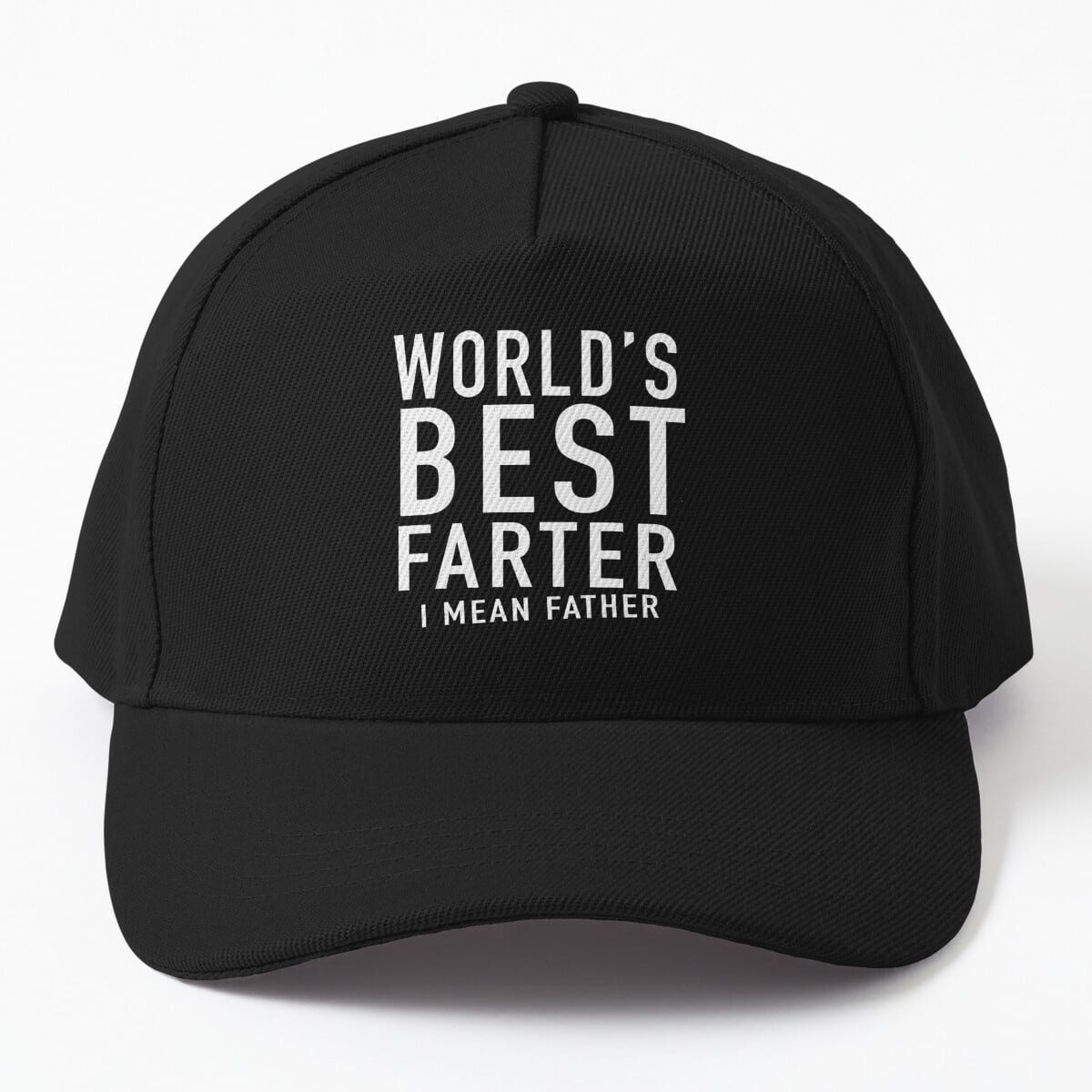 Tiny Hug Father'S Day Gift World'S Best Farter I Mean Father Cap, Hats For Men, Gift For Him ...
