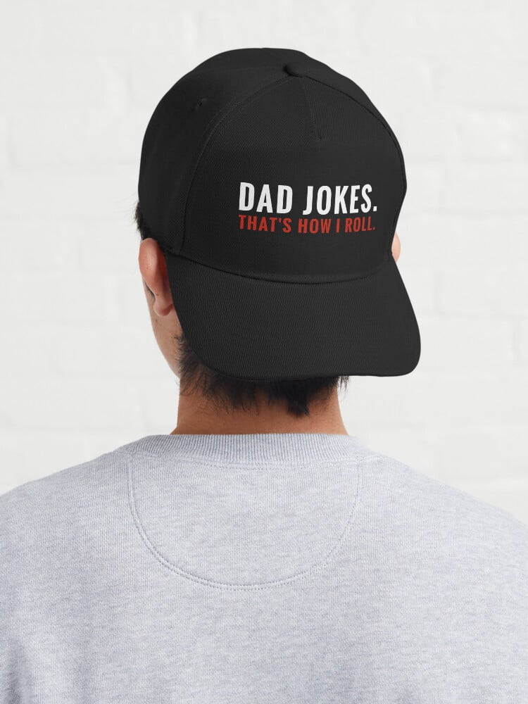 Tiny Hug Fathers Day Bad Dad Jokes Funny Dad Cap, Hats For Men, Gift ...
