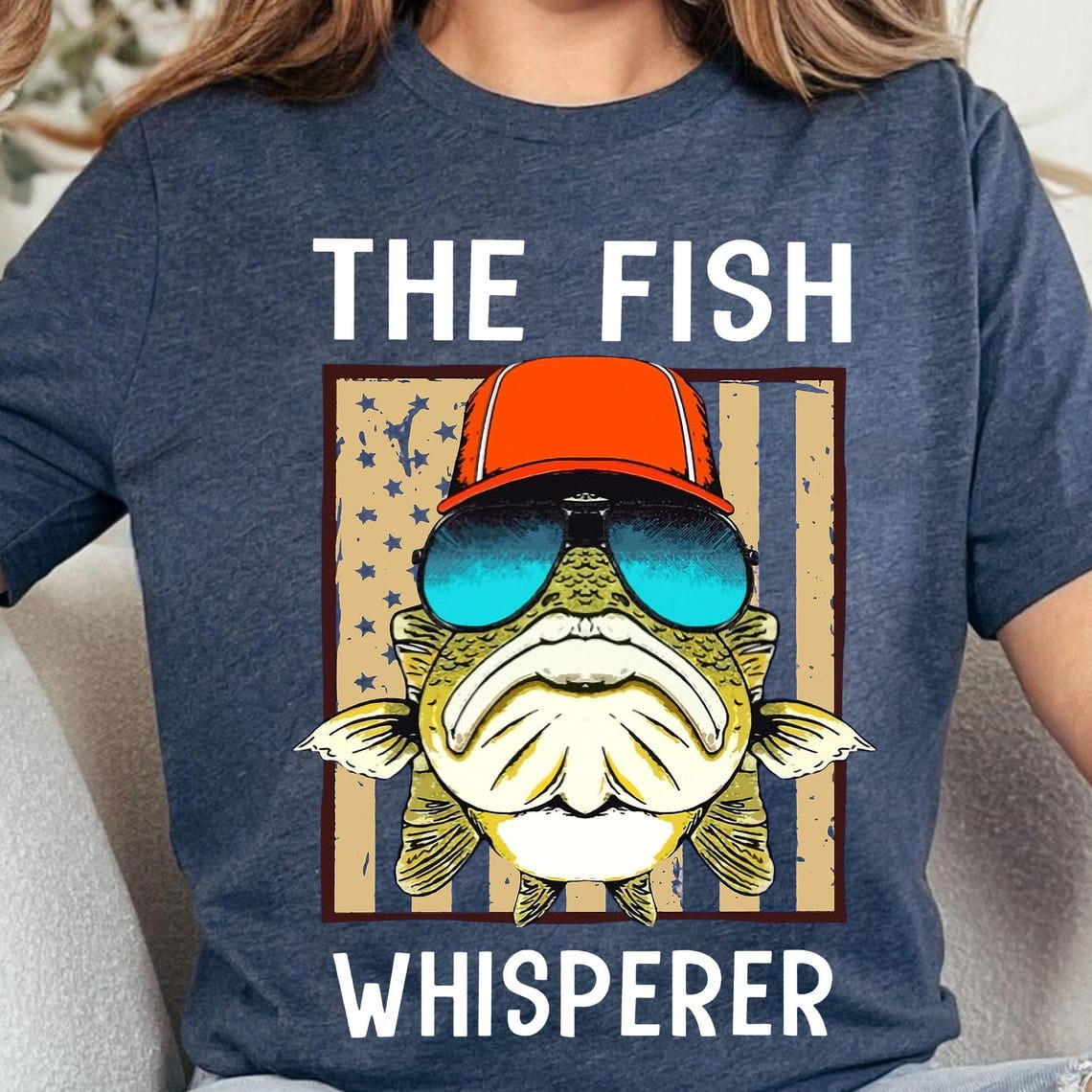 Tiny Hug Fish Whisperer : Angler Design All Size S-5XL - Walmart.com