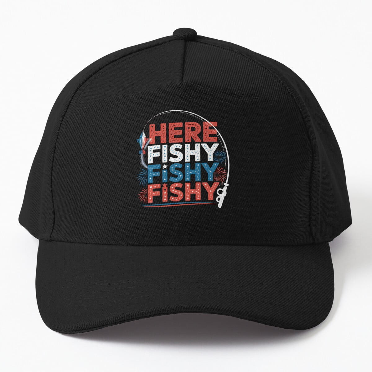 Tiny Hug Fishing 4Th Of July Here-Fishy Funny Bass Fish Dad Men Boys ...