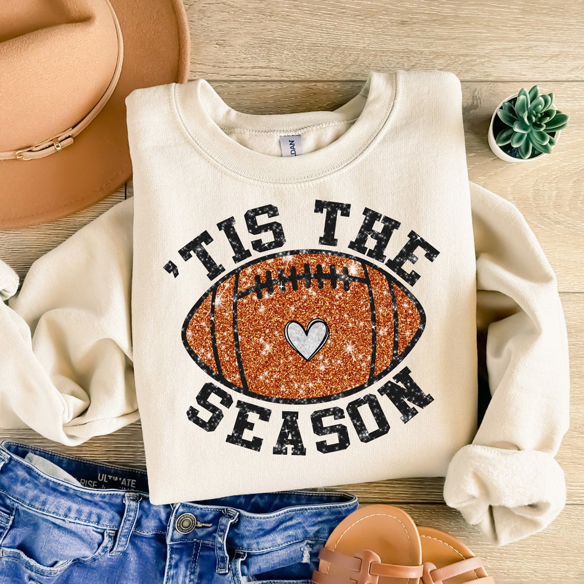 Tiny Hug Football, Glitter Football, Tis The Season, Football Mama ...
