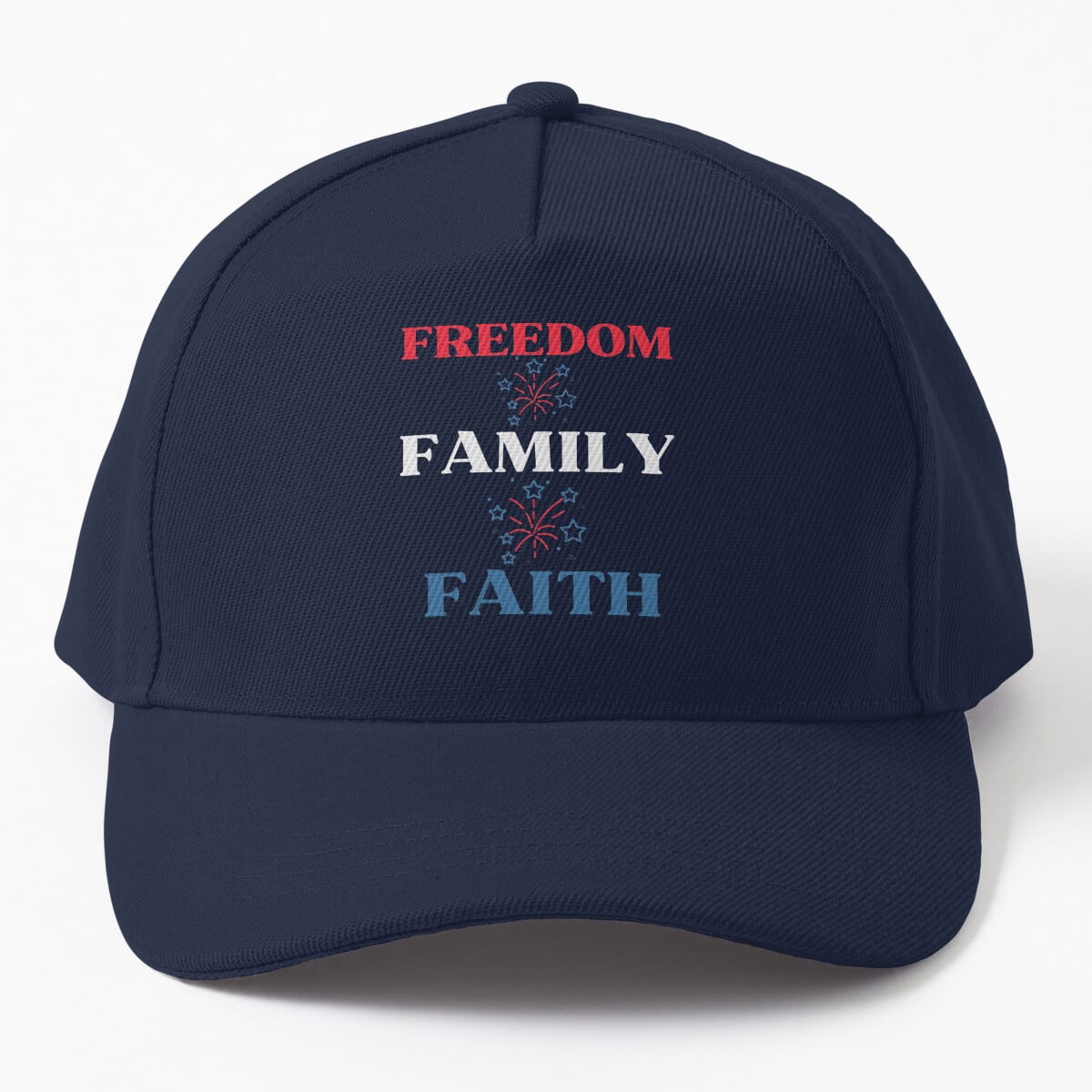 Tiny Hug Fourth Of July Family Faith Fireworks Patriot Cap, Hats For ...