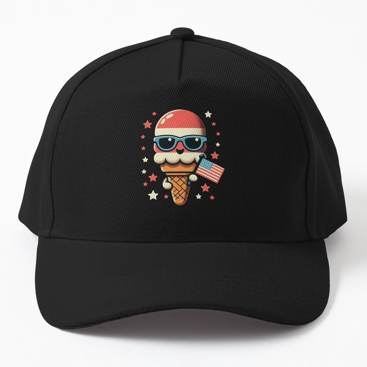 Tiny Hug Fourth Of July Ice Cream Cap, Hats For Men, Gift For Him ...