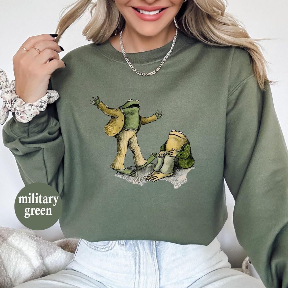 Tiny Hug Frog And Toad Crewneck Sweatshirt,Frog And Toad Shirt,Vintage ...