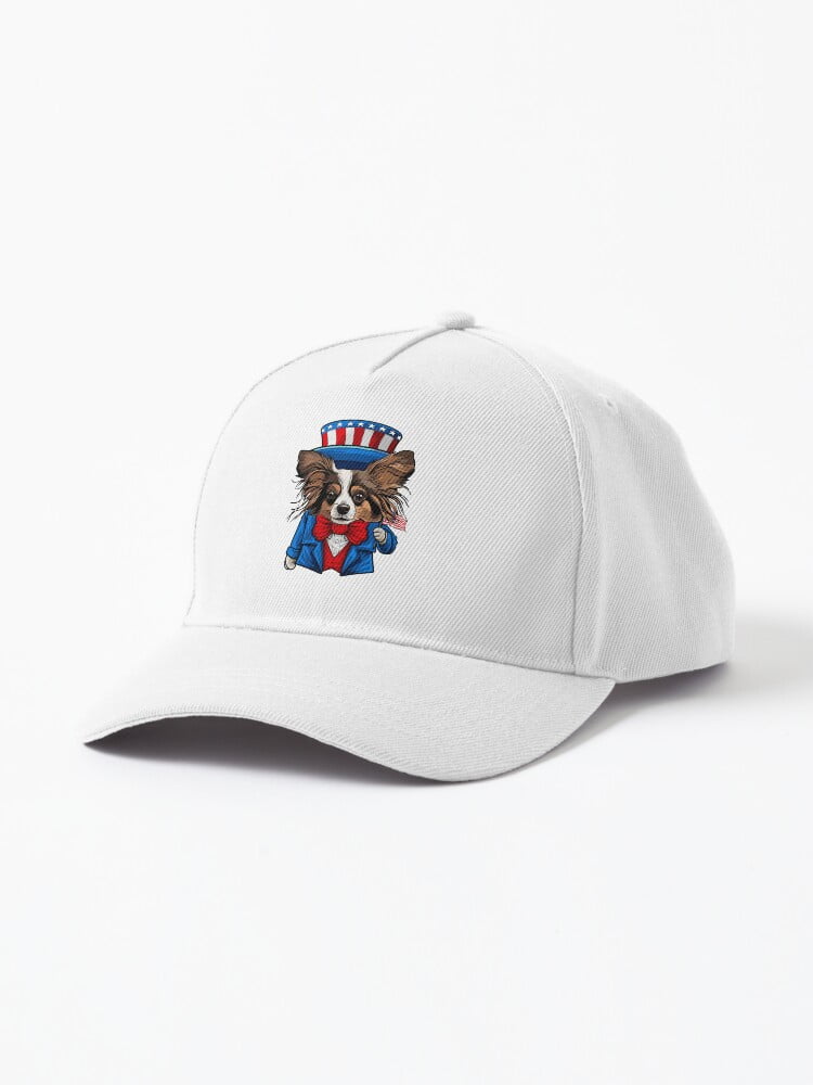 Tiny Hug Funny 4Th Of July Papillon Dog Cap, Hats For Men, Gift For Him, Casual Wear - Walmart.com