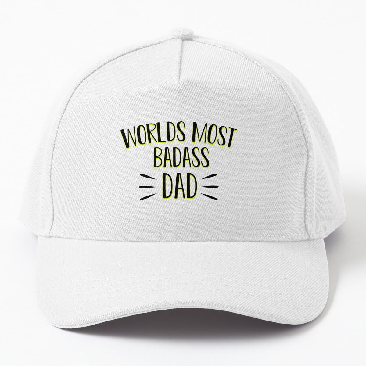 Tiny Hug Gift Fathers Day, World'S Most Badass Dad Cap Hats For Men ...