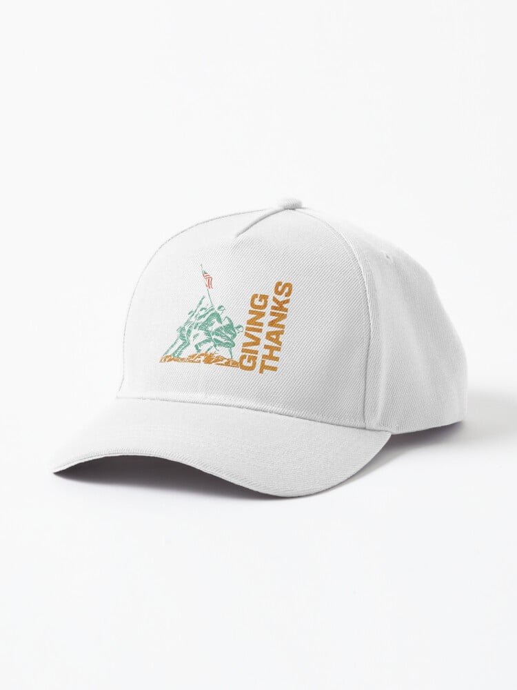 Tiny Hug Giving Thanks With Iwo Jima Memorial Cap, Hats For Men, Gift ...