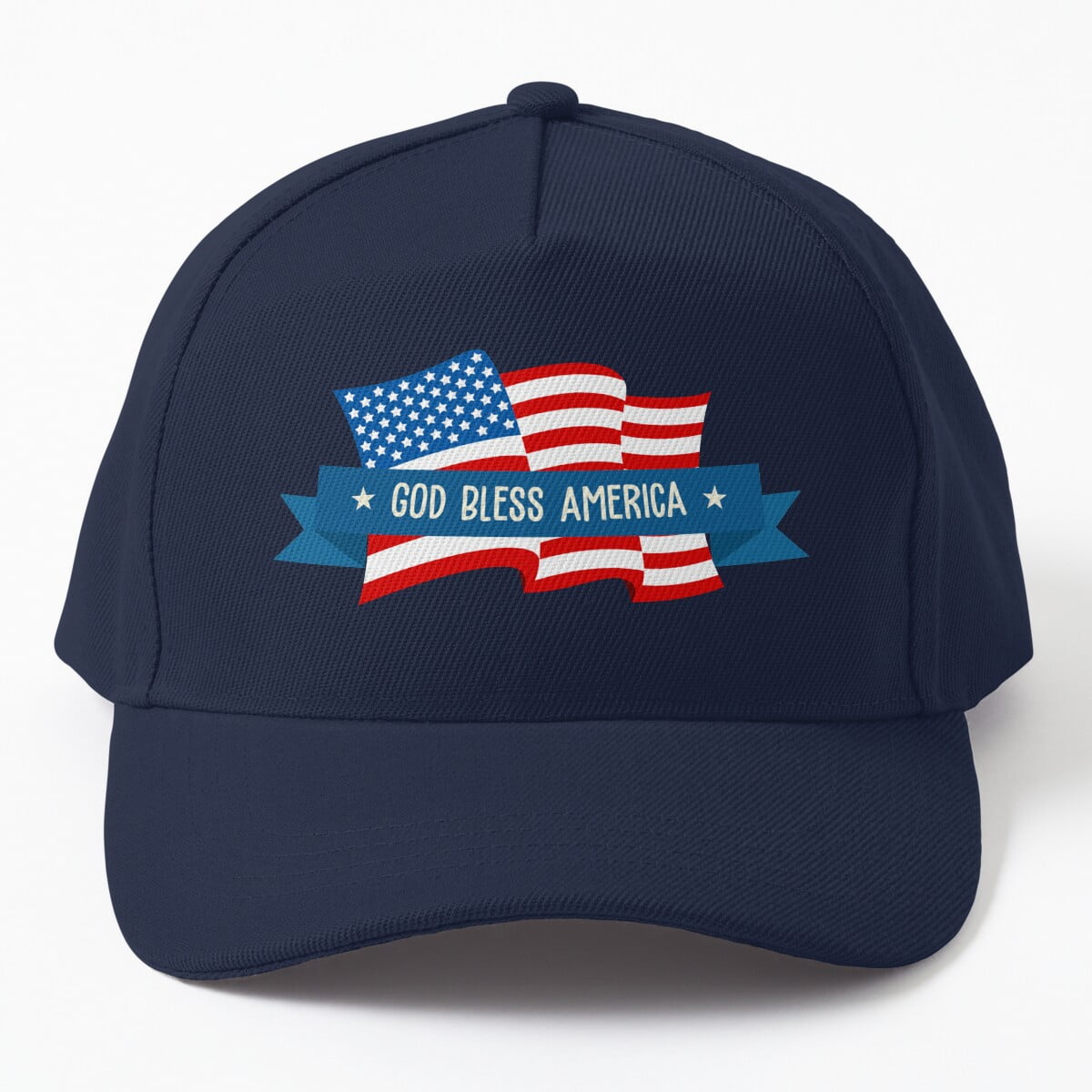Tiny Hug God Bless America Flag Cap Baseball Cap, Hats For Men, Gift ...