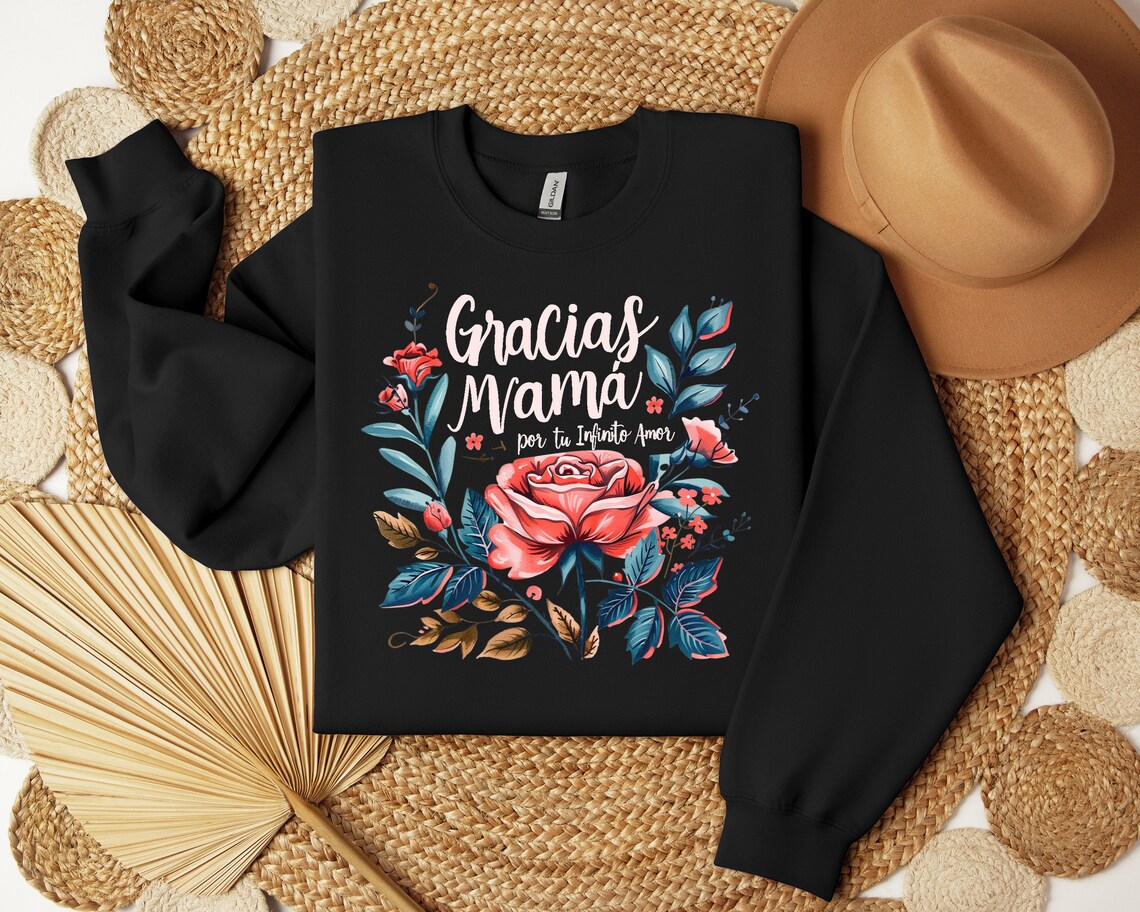 Tiny Hug Gracias Mama Por Tu Infinito Amor Shirt, Mama Spanish ...