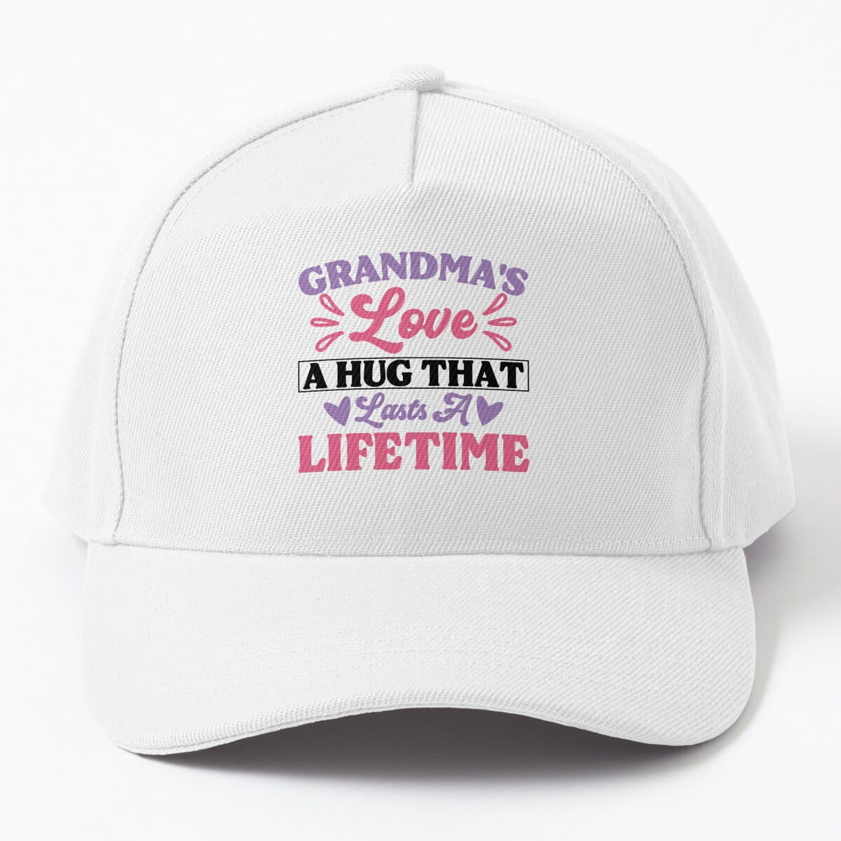 Tiny Hug Grandma'S Love A Hug That Lasts A Lifetime Cap Hats For Men ...