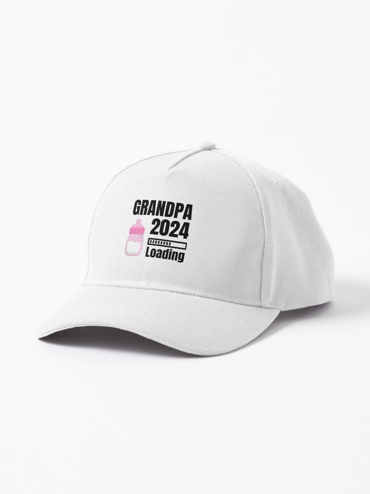Tiny Hug Grandpa 2024 Loading Gift Baby Girl Announcement Cap Hats For ...