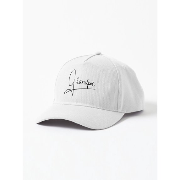 Tiny Hug Grandpa (Cursive, Black) Cap Hats For Men, Gift For Him ...